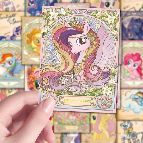 108 Sheets High-value My Little Pony Star Card Wallpaper Stickers New ...
