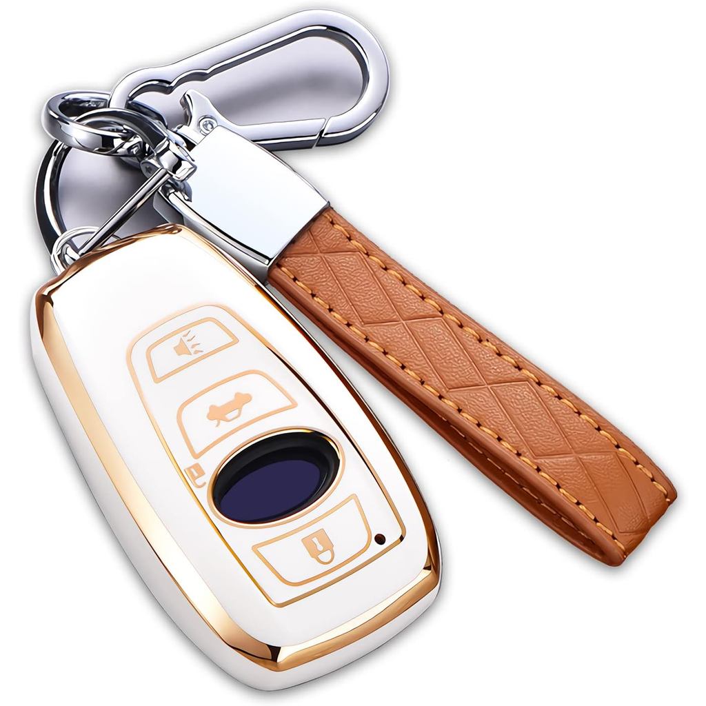 for Subaru Key Fob Cover with Keychain, for Forester Outback BRZ Legacy ...