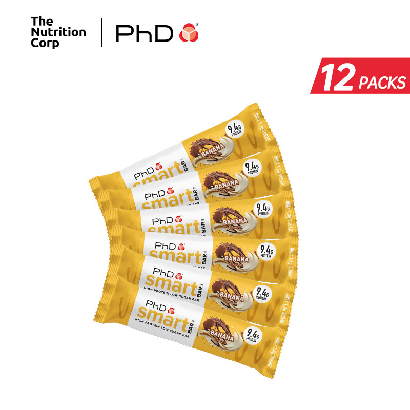 PhD Smart Protein Bar 32g x 4/12 Packs, protein Snacks, health snacks ...