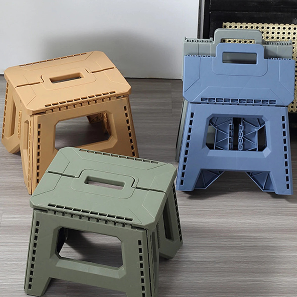 Folding Step Stool Strong Load-bearing Heavy-duty Chair Travel Use ...