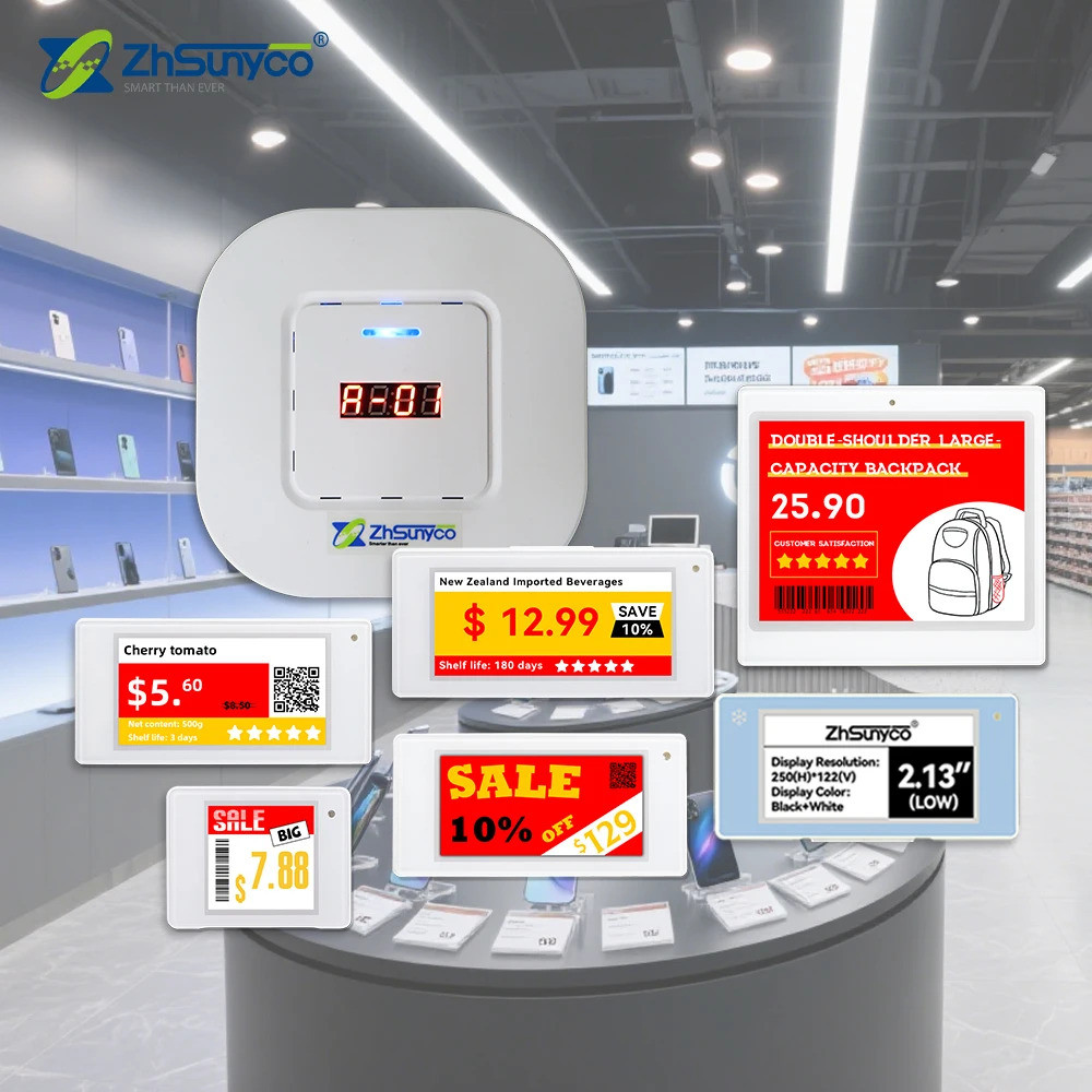 2.4ghz Digital Price Tag E-ink Price Tag Automatic Label Esl System ...
