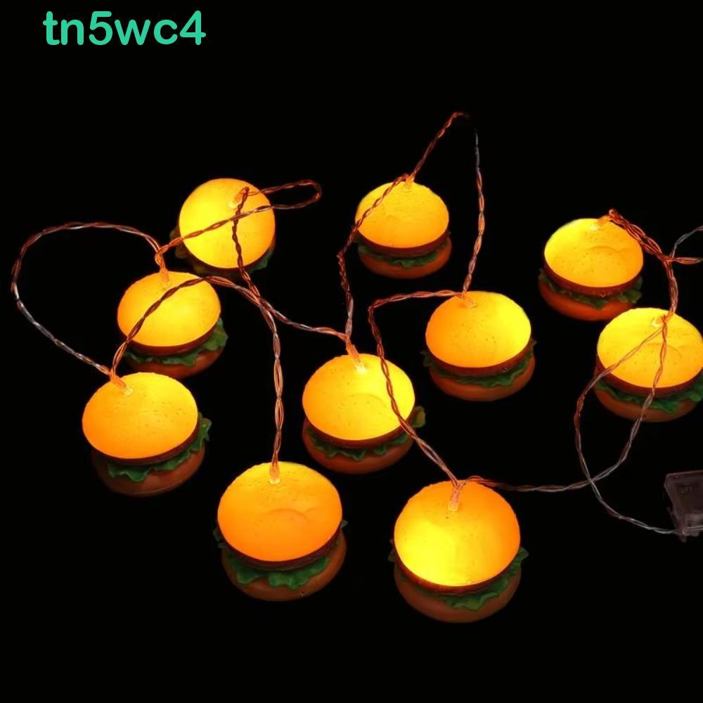 TN5WC4 Ice Cream Lights String, Warm Light Waterproof Led Burger Light ...