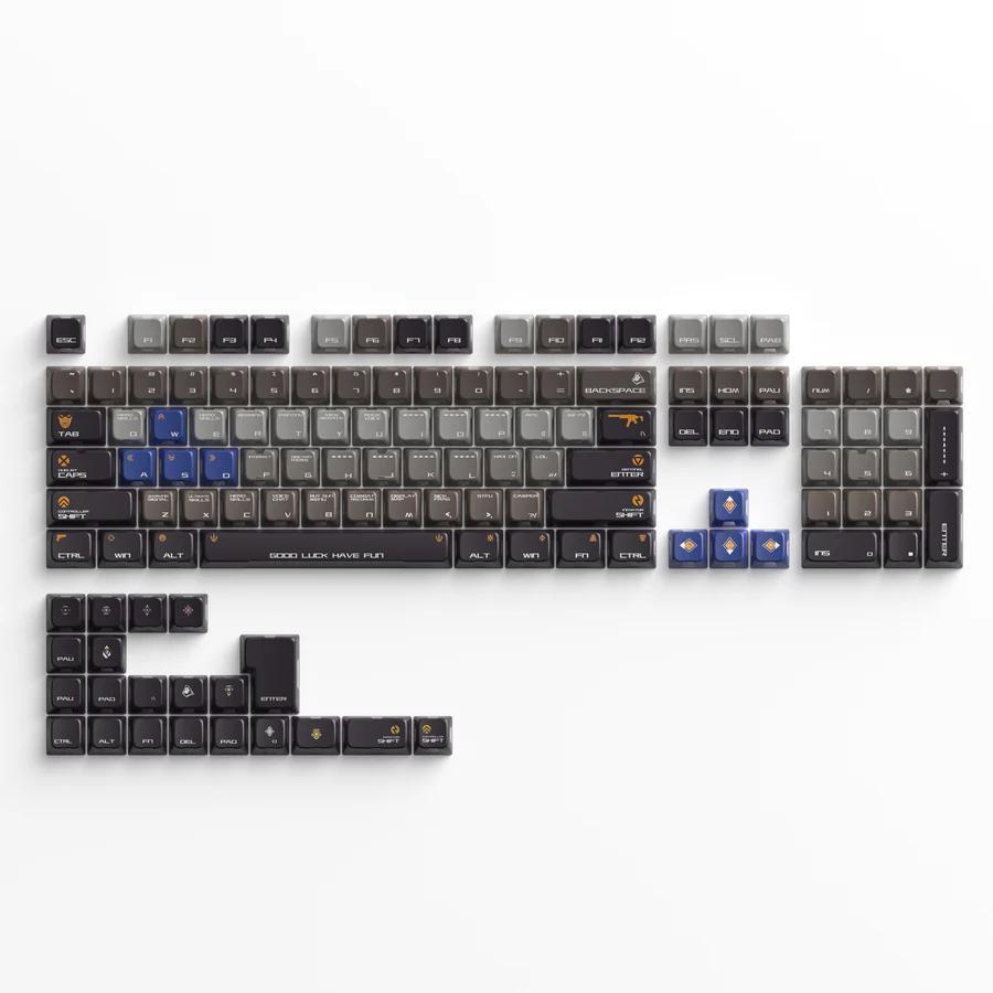 XVX Valorant Theme Blue Keycaps XVX-Lighthouse Profile Shine Through ...