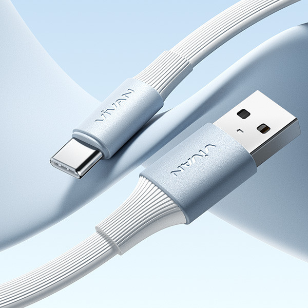 VIVAN SC30 II USB-A TO TYPE-C WHITE DATA CABLE | Shopee Singapore