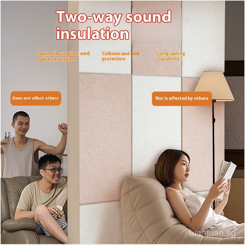 Home Soundproofing Board for Bedroom, Wall Soundproofing and Sound ...