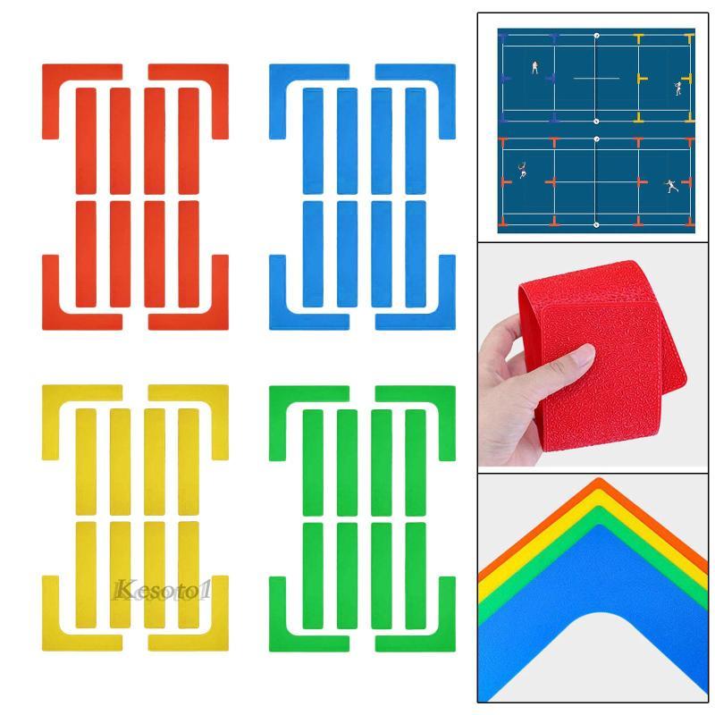 [Kesoto1] Pickleball Court Marker Set Accessories Adults Badminton ...