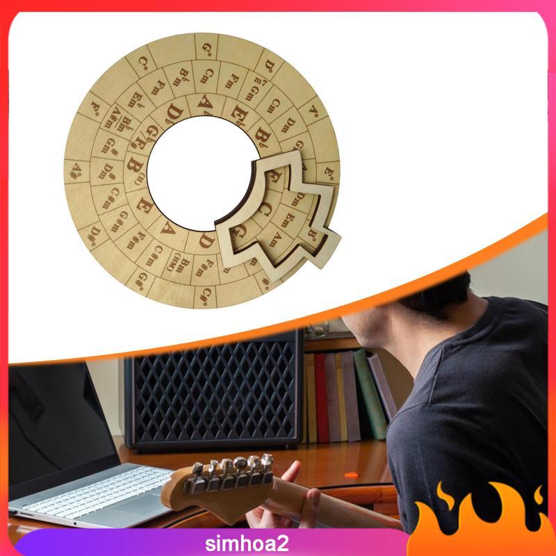 [Simhoa2] Wooden Melody Tool Wheel Music Learning Practice Music ...