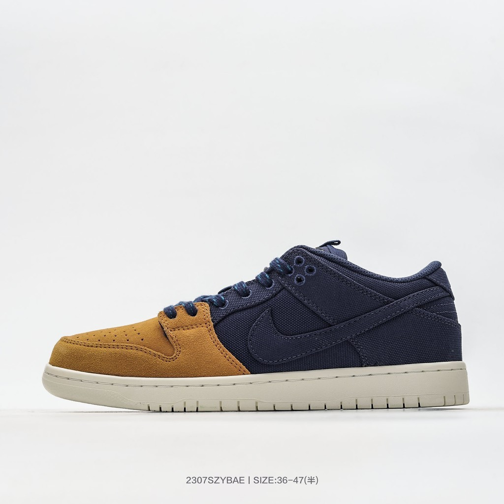 2025 Nike SB Dunk Low "Midnight Navy" Desert Yellow SB Low cut Sports ...