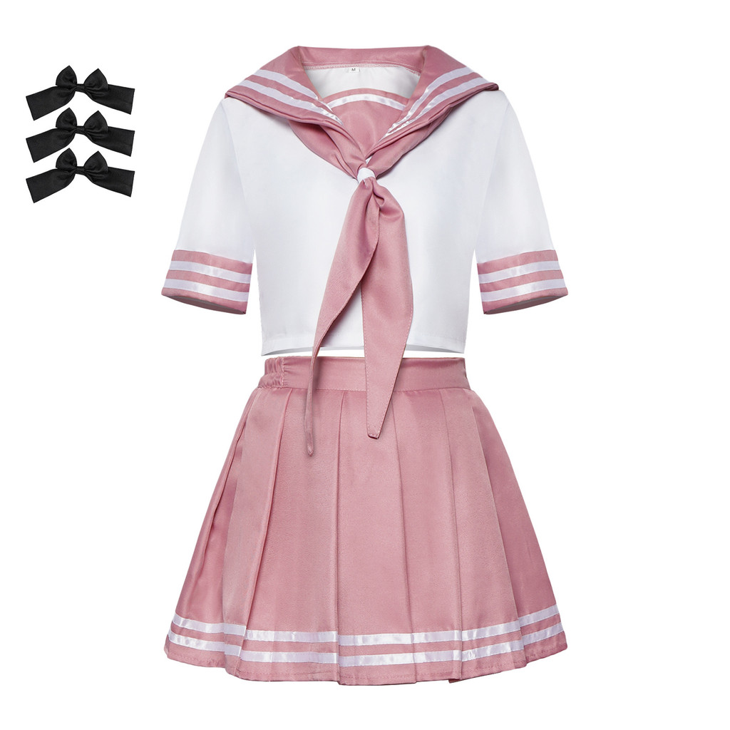 Fate Cos Astolfo Cosply Japanese Student Socks Bow Afu Cos Sailor ...