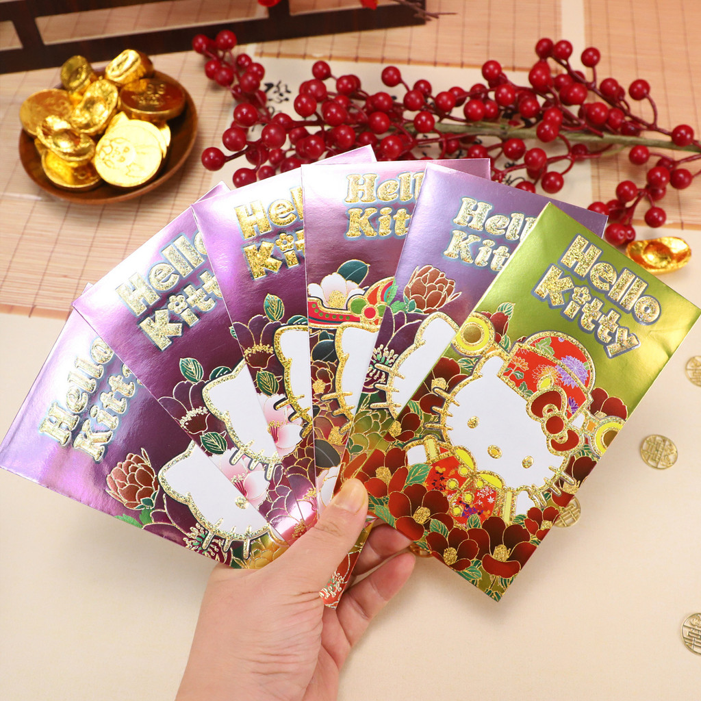 Sanrio Cartoon Angpao Japanese-Style Hello Kitty Chinese New Year Red ...