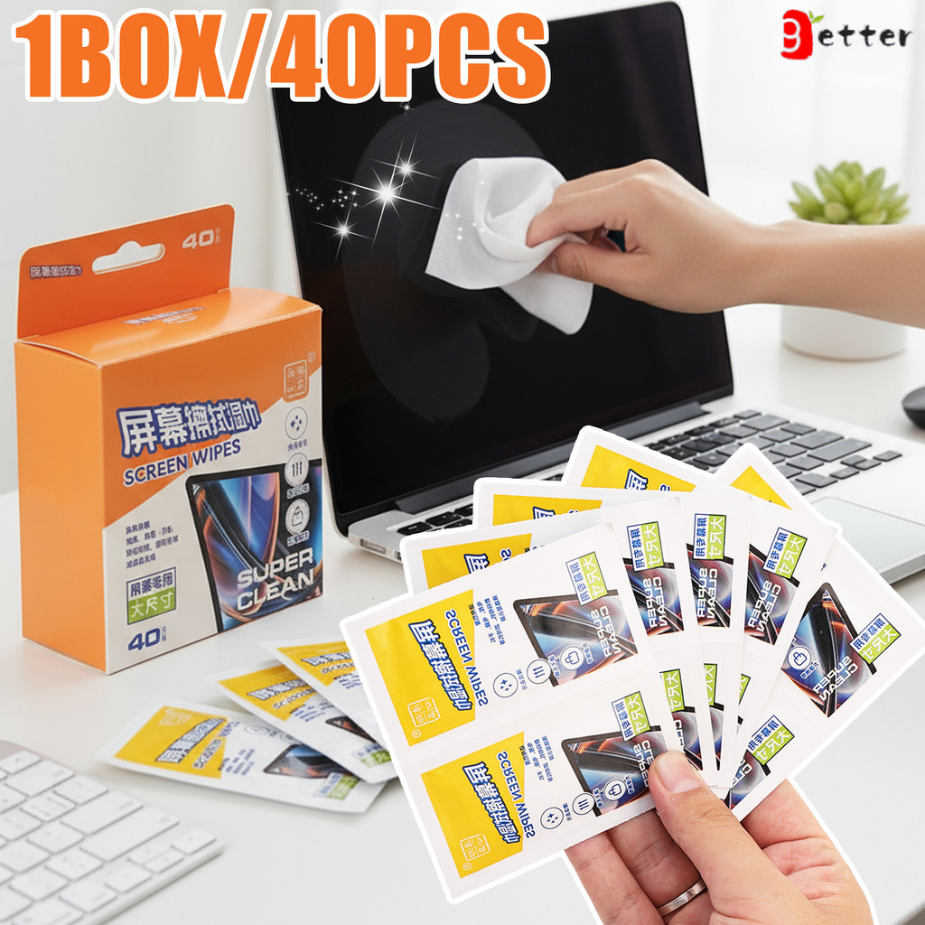 Multipurpose Smartphone Screen Wet Wipes - Alcohol-Free Office Travel ...