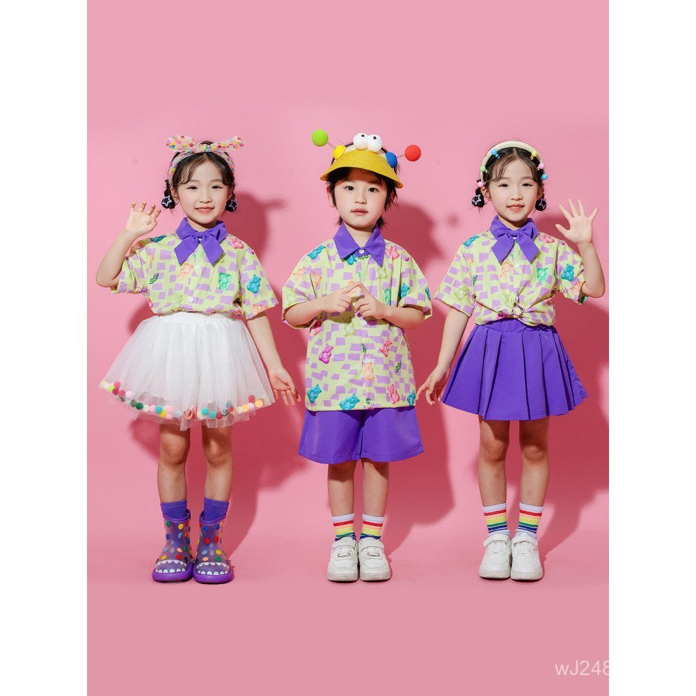 Kindergarten Summer Elementary School Student Performance Costume Set ...