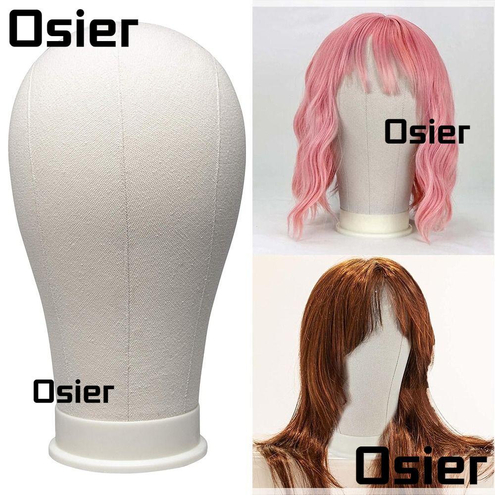 OSIER Canvas Mannequin Head, 21 22 23 Inch With Mount Hole Training ...