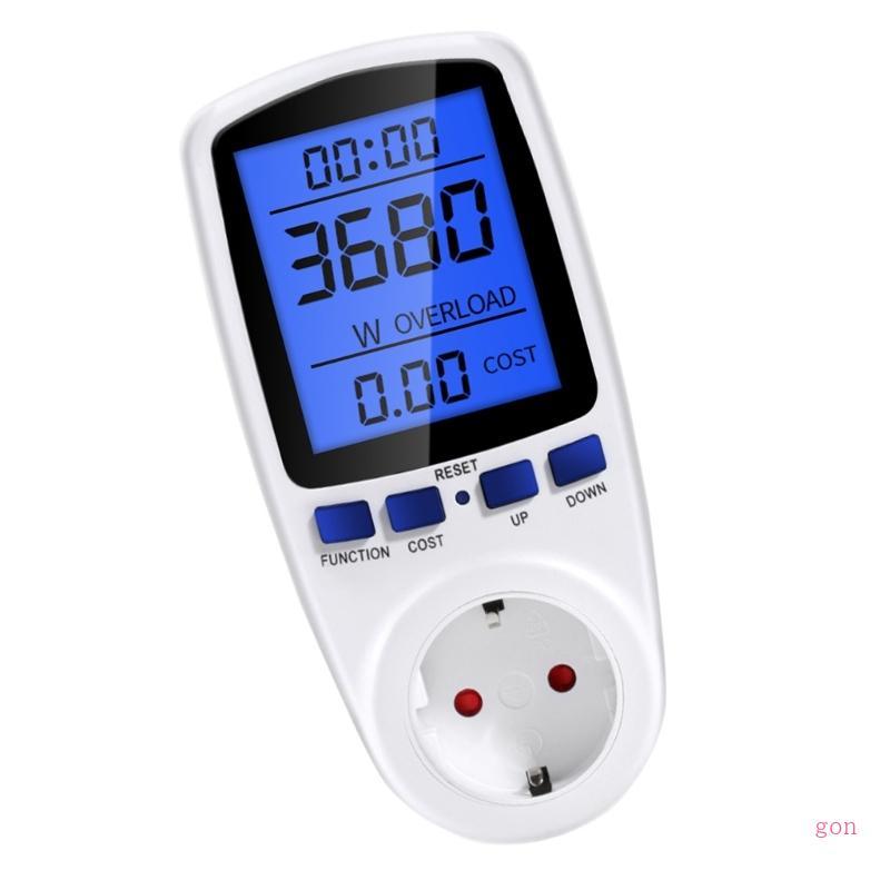gon Digital Power Meter Wattmeter Socket Wattage Kwh Electric ...