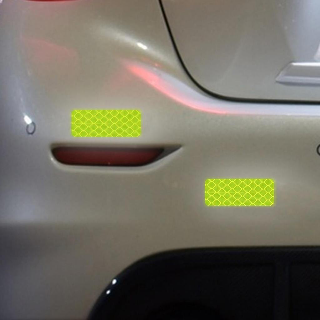 Reflective Car Stickers Night Visibility Waterproof Motorcycle Sticker ...
