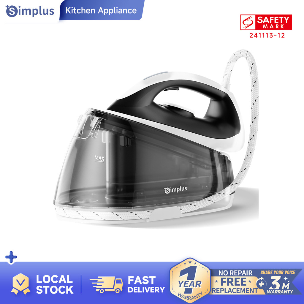 Simplus Kit Steam Iron丨2000W丨200g/min Steam Boost丨Intelligent ...