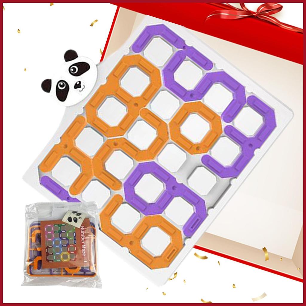 Number Maze Board Interactive Educational Toy Fine Motor Skills Board ...