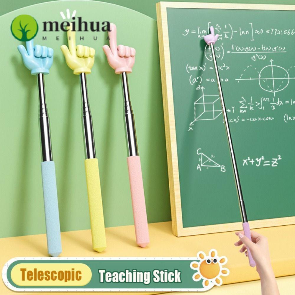 MEIHUAA Finger Reading Sticks, Finger Design Stainless Steel Teaching ...