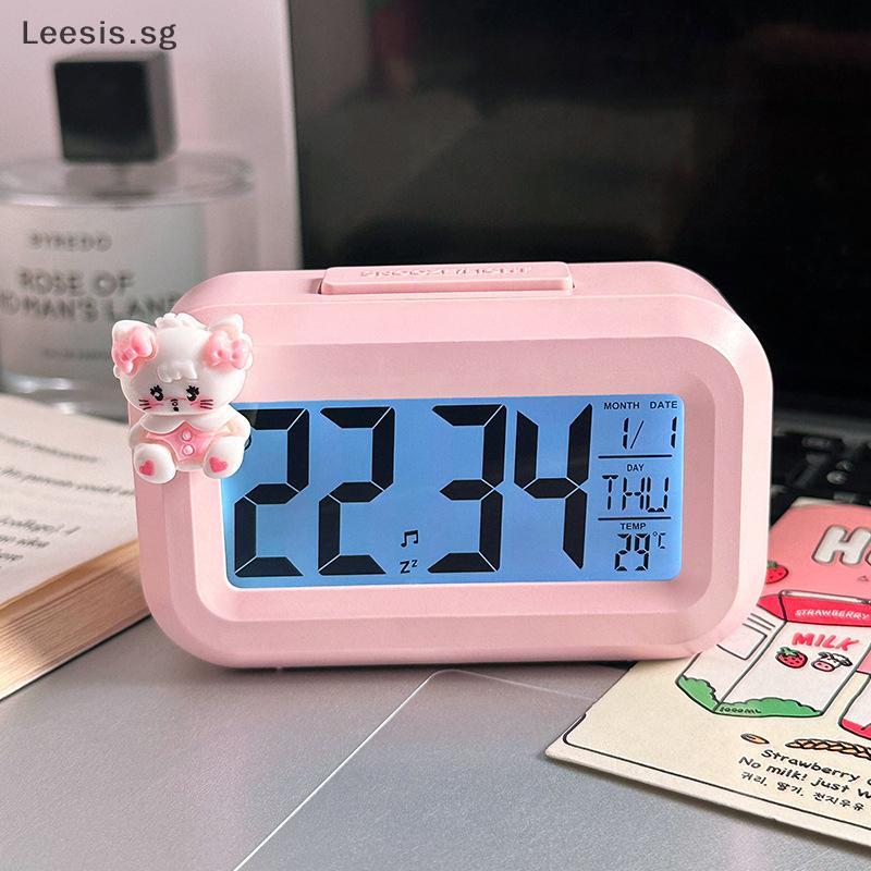 Readystock Desk Decorations Table Clo Bedroom Decoration Led Digital ...