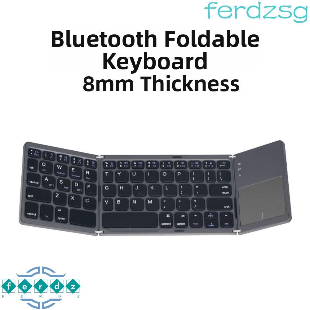 JENNIFERDZSG Bluetooth Keyboard, Slient Universal Foldable Wireless ...
