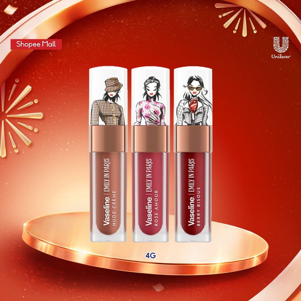 [New] Vaseline Emily In Paris Tinted Lip Oil 4g (color options ...