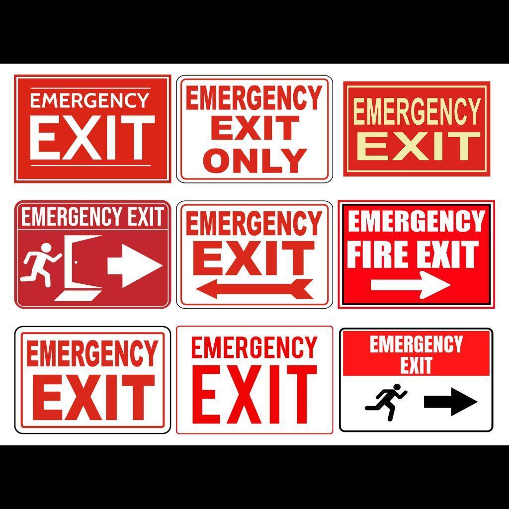 emergency exit sign - Prices and Deals - May 2026 | Shopee Singapore