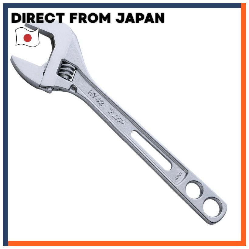 TOP Eco Wide Slim Lightweight Adjustable Wrench 12-46mm Wide Monkey ...