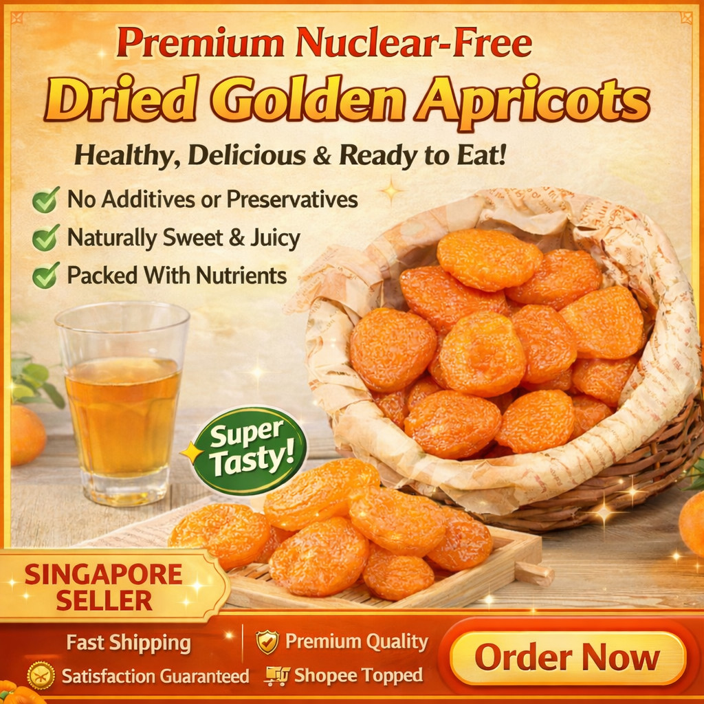 【Natural No Sugar Added】Dried Apricots Snacks/Natural Healthy Snacks ...