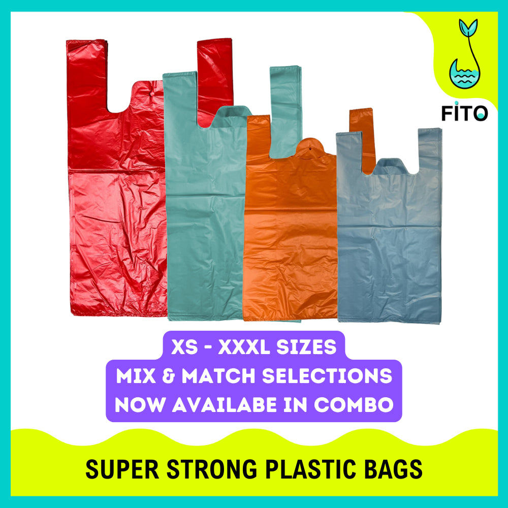 THICK HEAVY DUTY PLASTIC BAGS / TRASH BAGS / RUBBISH BAGS / GARBAGE ...