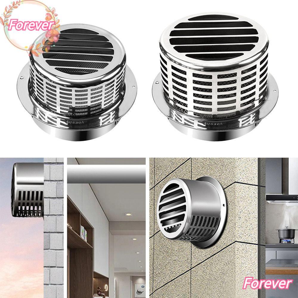 FOREVER Chimney Cap, Smoke Exhaust Hood Exterior Wall Ventilated Rain ...