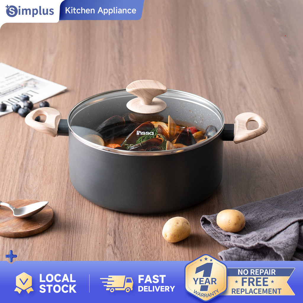 Simplus Kit 24cm Soup Pot Cookware Non Stick Coating PFOA Free ...