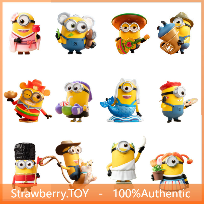 P POPMART POPMART Minions World Journey Series Figure Mystery Box ...
