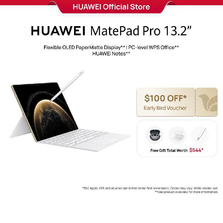 [New Launch] HUAWEI MatePad Pro 13.2-inch 2025 | Tablet I Flexible OLED ...