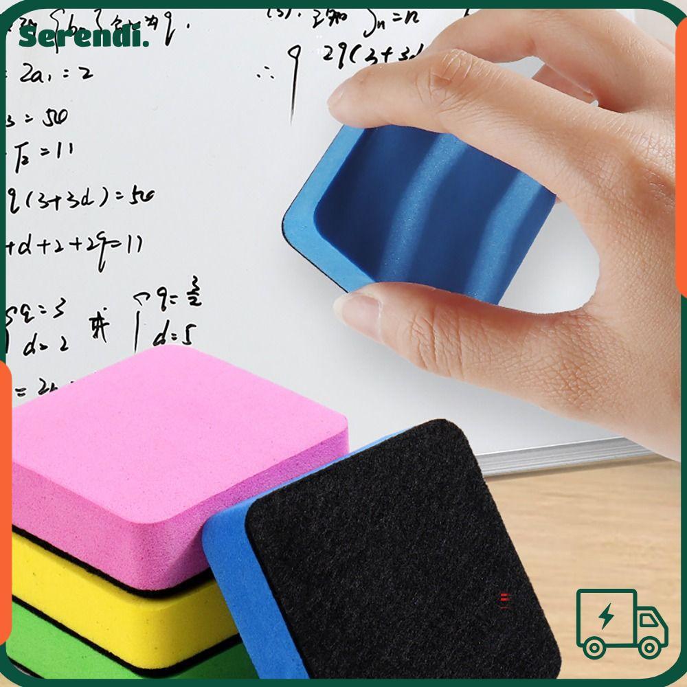 SERENDI Whiteboard Dry Eraser, Multi-color Square Whiteboard Eraser ...