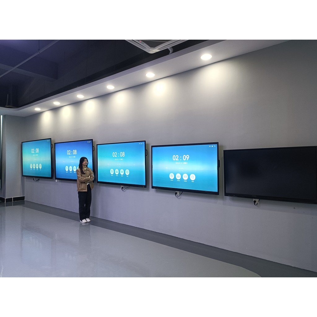 65 Inch Touch Screen Smart Interactive Flat Panel Display Electronic ...