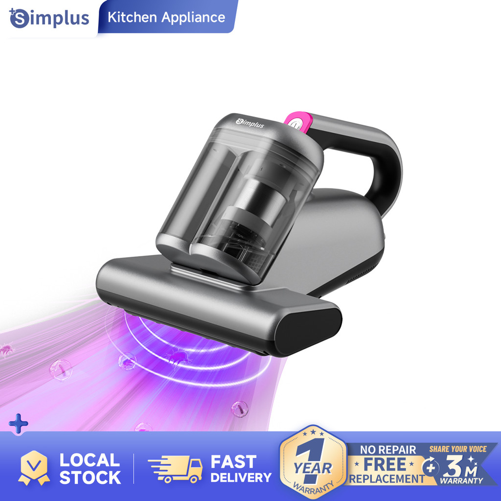 Simplus Kit Dust Mite Vacuum Cleaner丨UV Light丨55°C Hot Air Drying丨14 ...