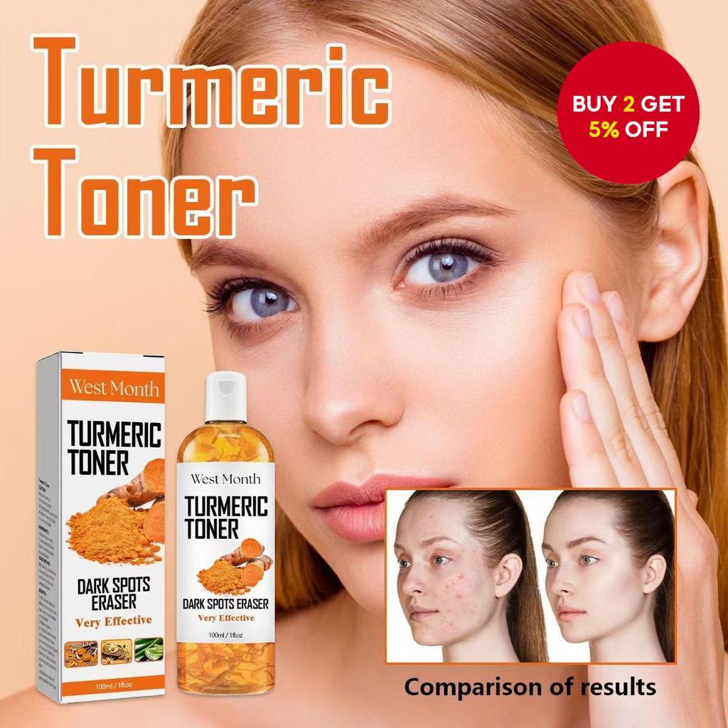 Turmeric Toner Corrector Remove Freckle Fade Melasma Moisturizing and ...