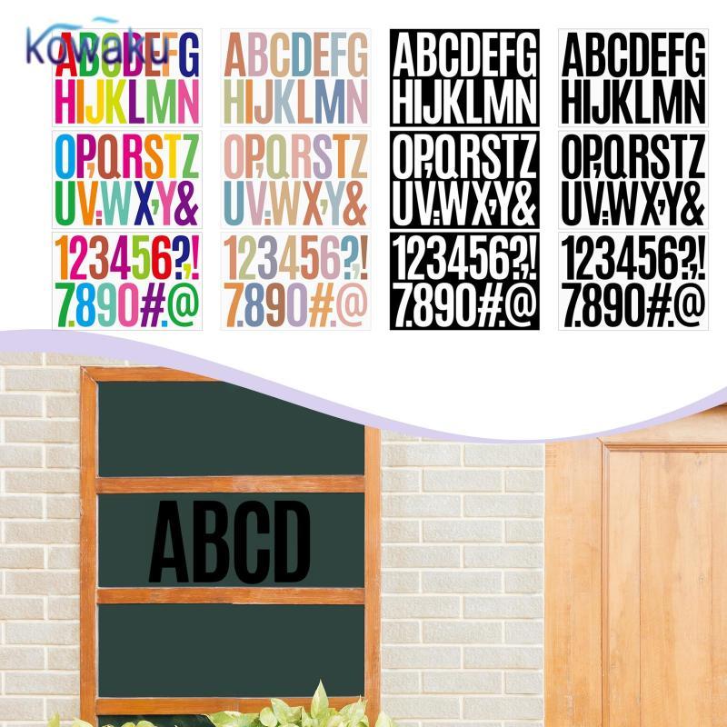 [Ababixa] 12 Sheets of Alphabet Stickers, Self-adhesive Multi-purpose ...