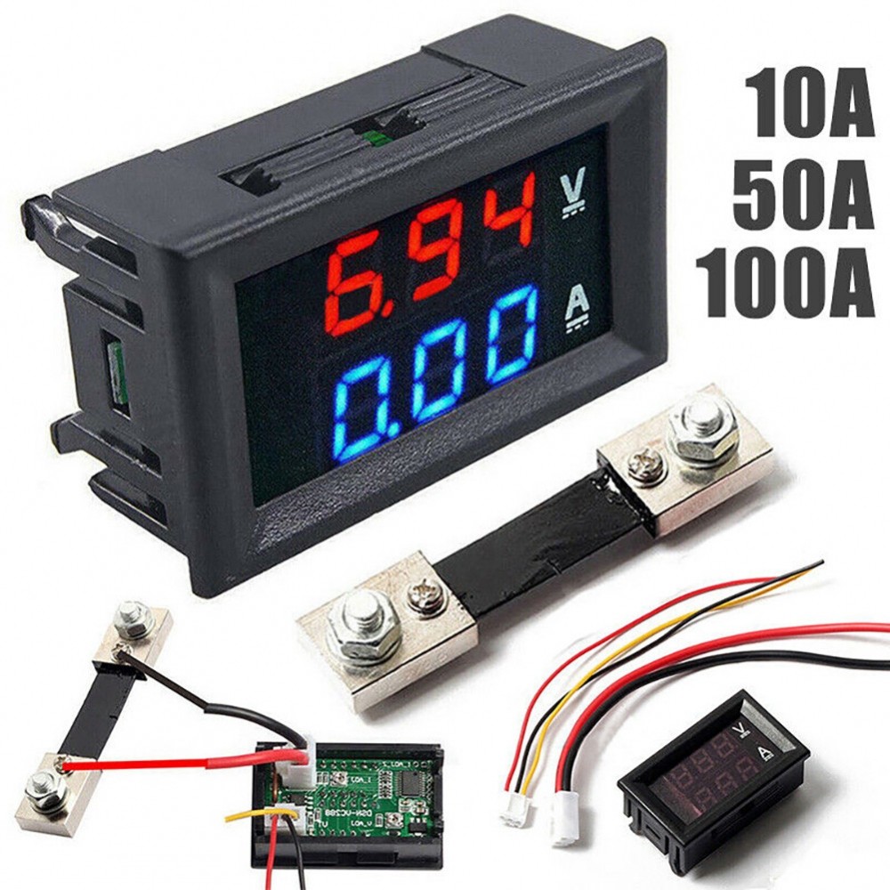 【BESTSHOPPING】Voltmeter Ammeter Shunt Volt Dual Digital Gauge Meter ...