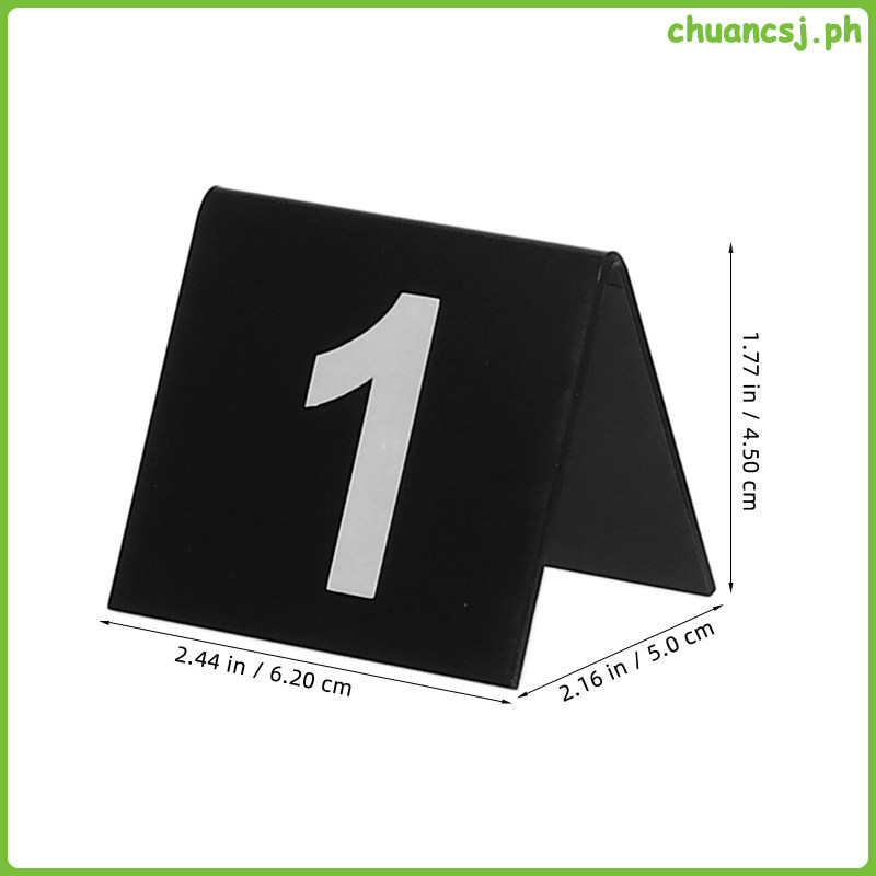 15 Pcs Food Markers for Buffet Number Restaurant Table Numbers ...