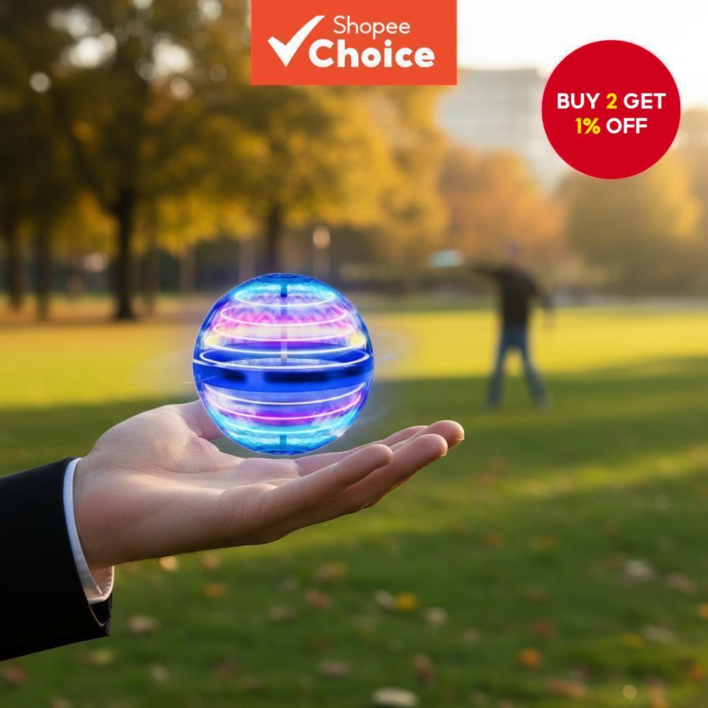 Ufo Smart Sensing Flying Ball - Magic Hover Ball with Rotating Illusion ...