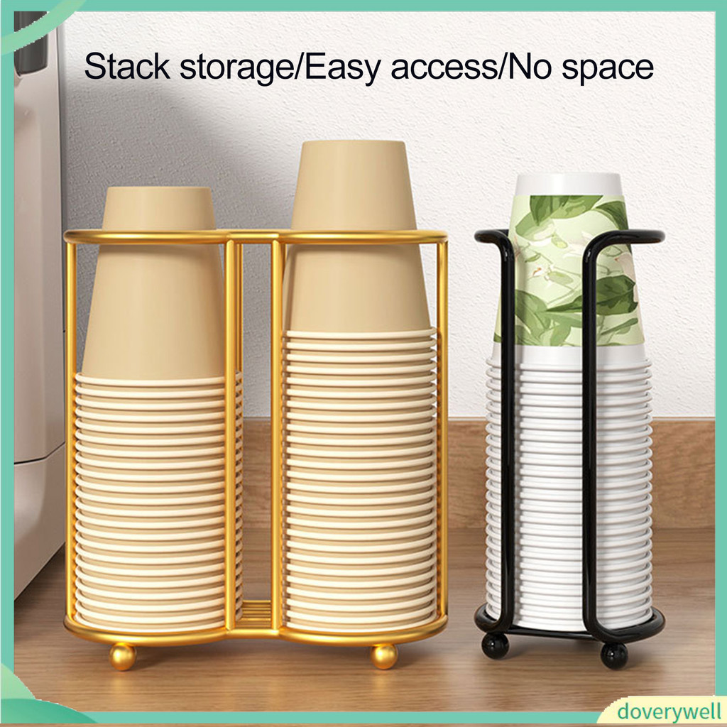 DA* Inverted Cup Holder Versatile Cup Storage Solution 2 Compartment ...