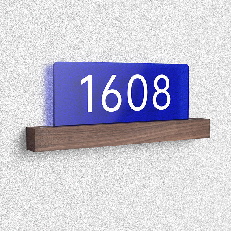 Customized Color Unit Number Signage Apartment Entrance Decoration ...