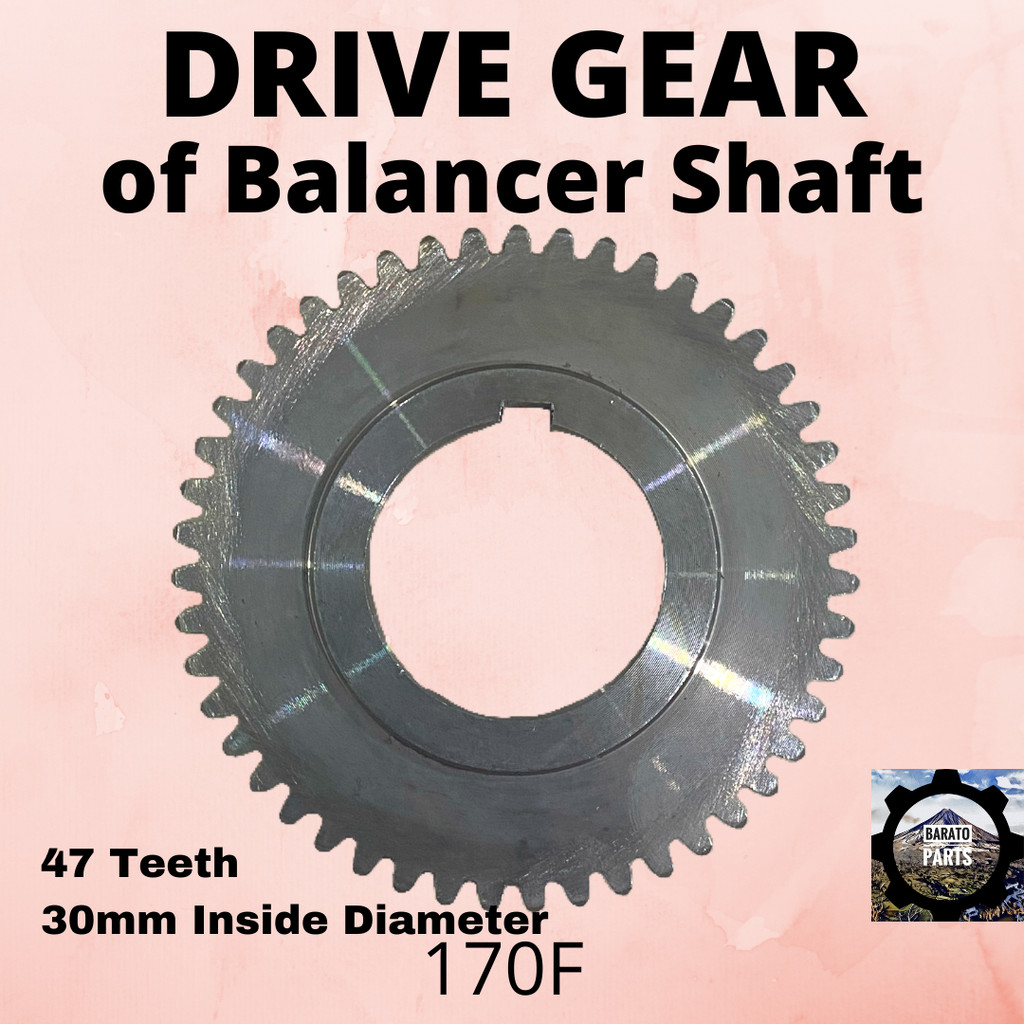 COD-Drive Gear of Balancer Shaft 170F (47T, 30mm inside diameter) for ...