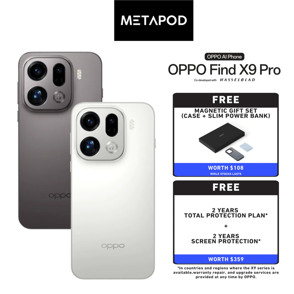 OPPO Find X9 Pro 5G Smartphone (16GB + 512GB] - SG Set | Shopee Singapore
