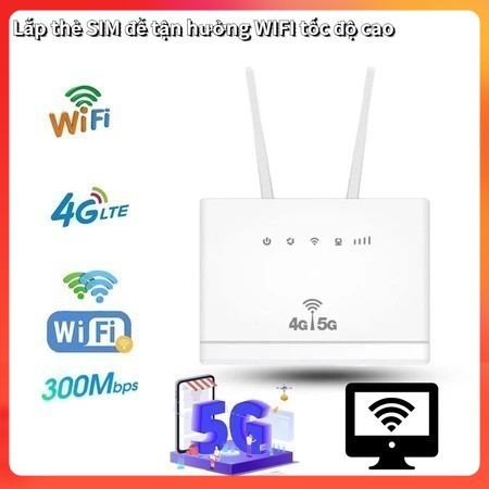 Durable Wifi Transmitter From Sim 4g/5g LTE 4G CPE speed 300Mbps 3 Lan ...