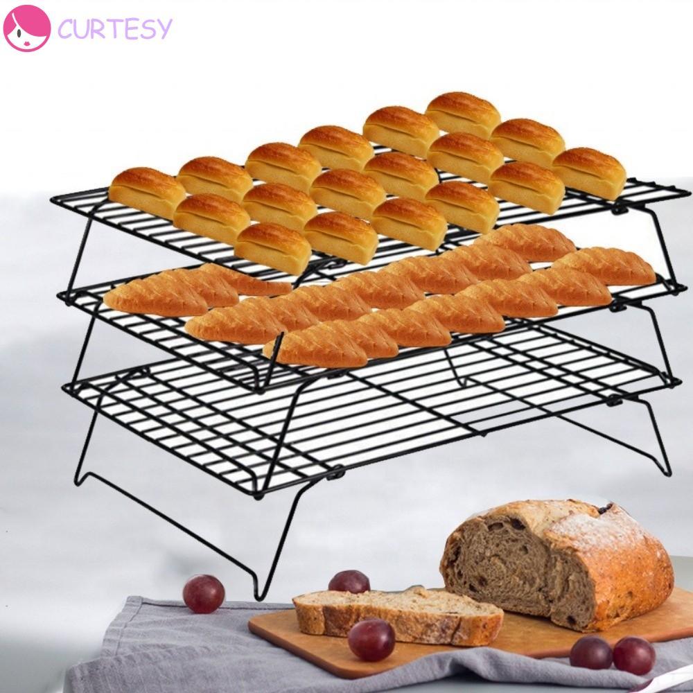 CURTESY Cake Cooling Rack, Foldable Stackable Baking Tray, Biscuit ...