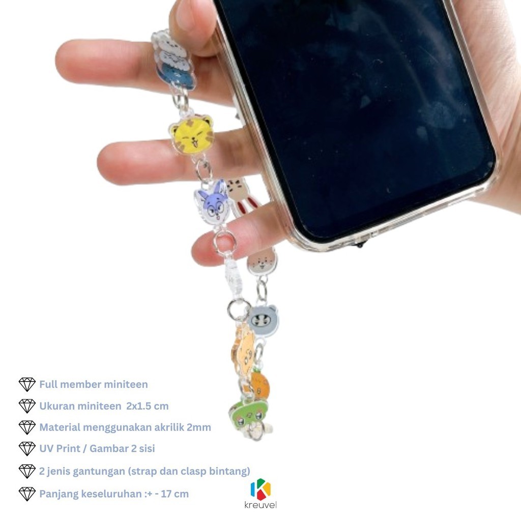 SVT Seebong CARAT Phone Strap – KPOP Phone Strap - KPOP Merch - SVT ...