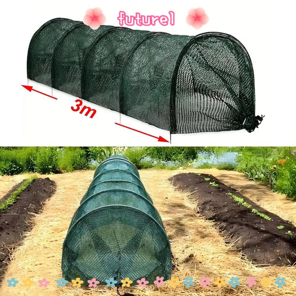 FUTURE1 Bird-proof , Metal Frame Cloche Hoops Garden Tunnel Shade ...