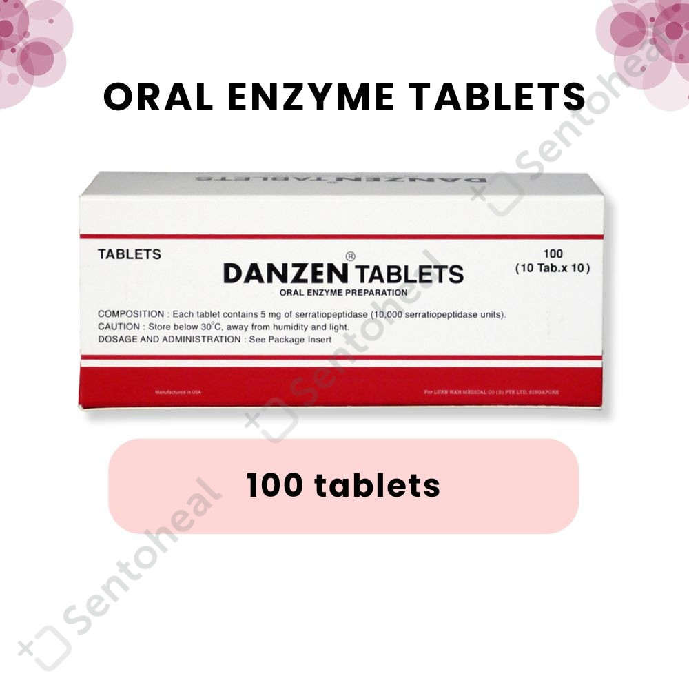 Danzen Oral Enzyme Tablets 100 tablets - high activity ...